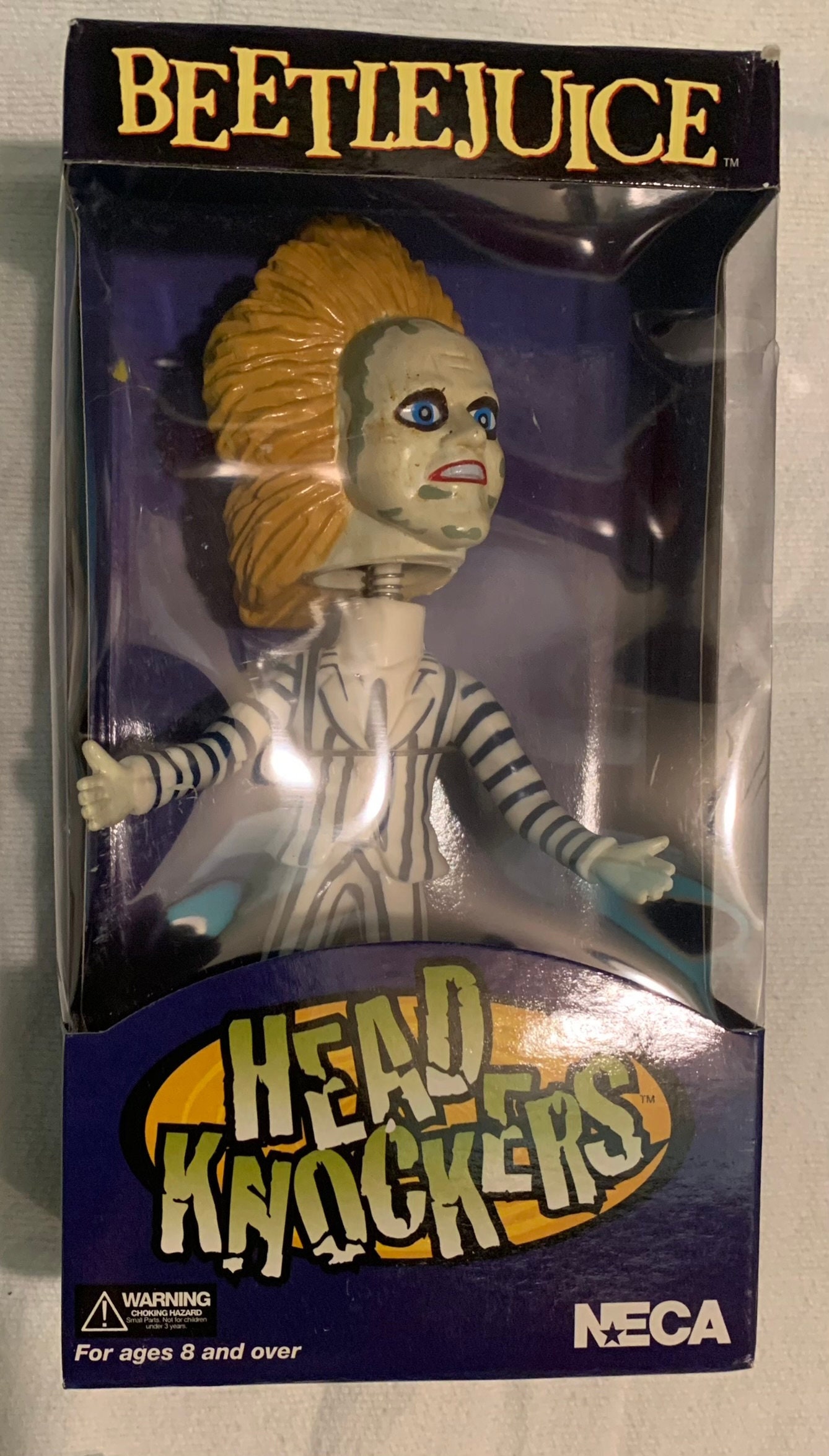 Beetlejuice Head Knocker Bobblehead Neca 2001 New NRFB Vintage - Etsy