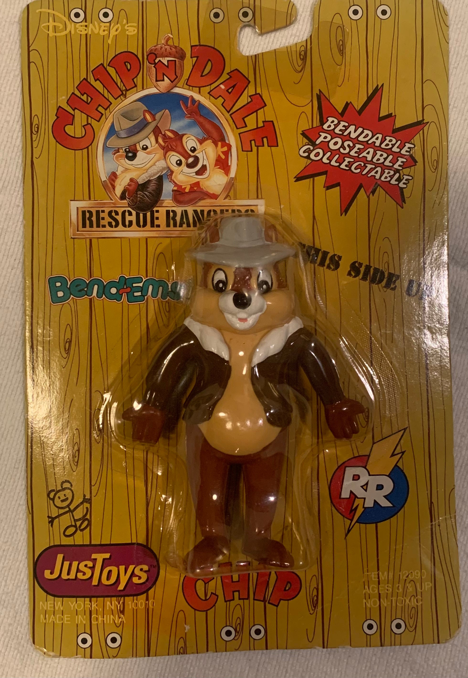 Chip N Dale Rescue Rangers Chip Posable Figure Vintage New - Etsy