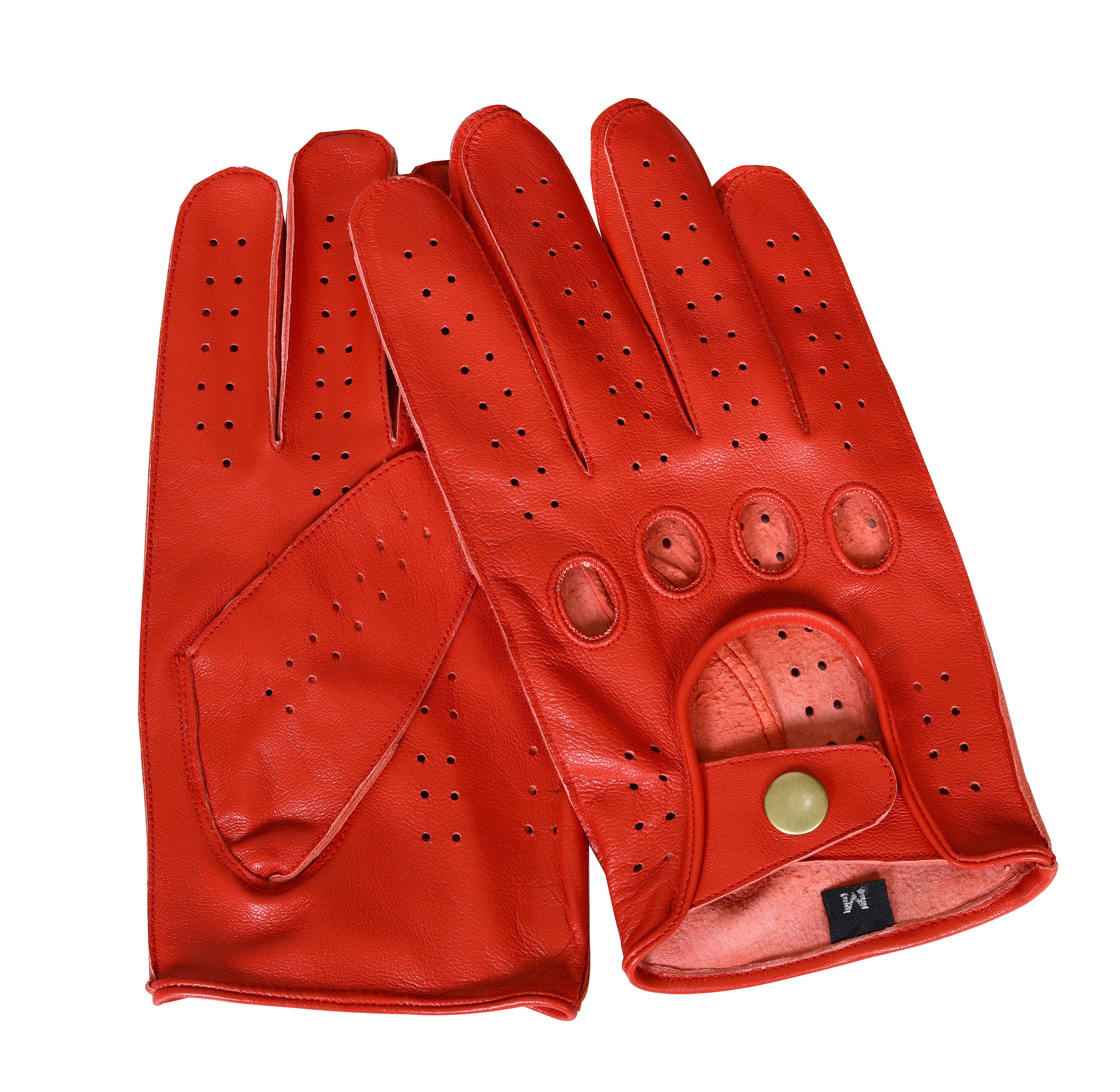Red Leather Gloves,tan Leather Driving Gloves, Mens Knuckle Gloves ...