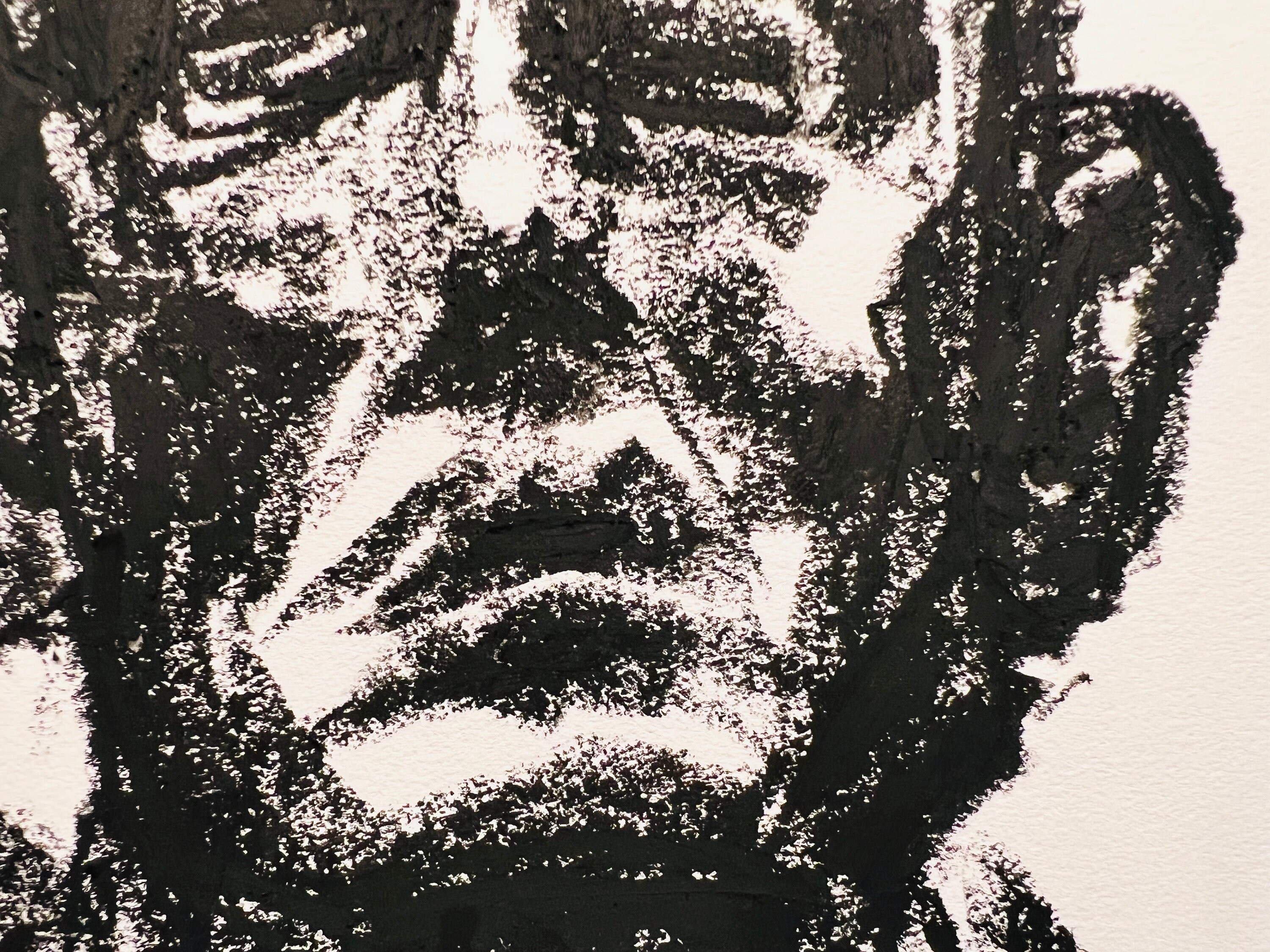 Face Oil Pastel Drawing - Etsy