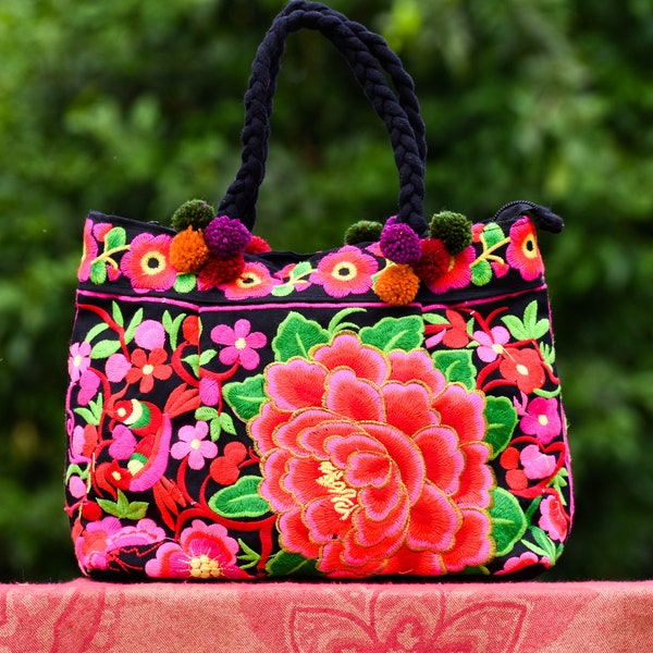 Embroidered Purse - Etsy