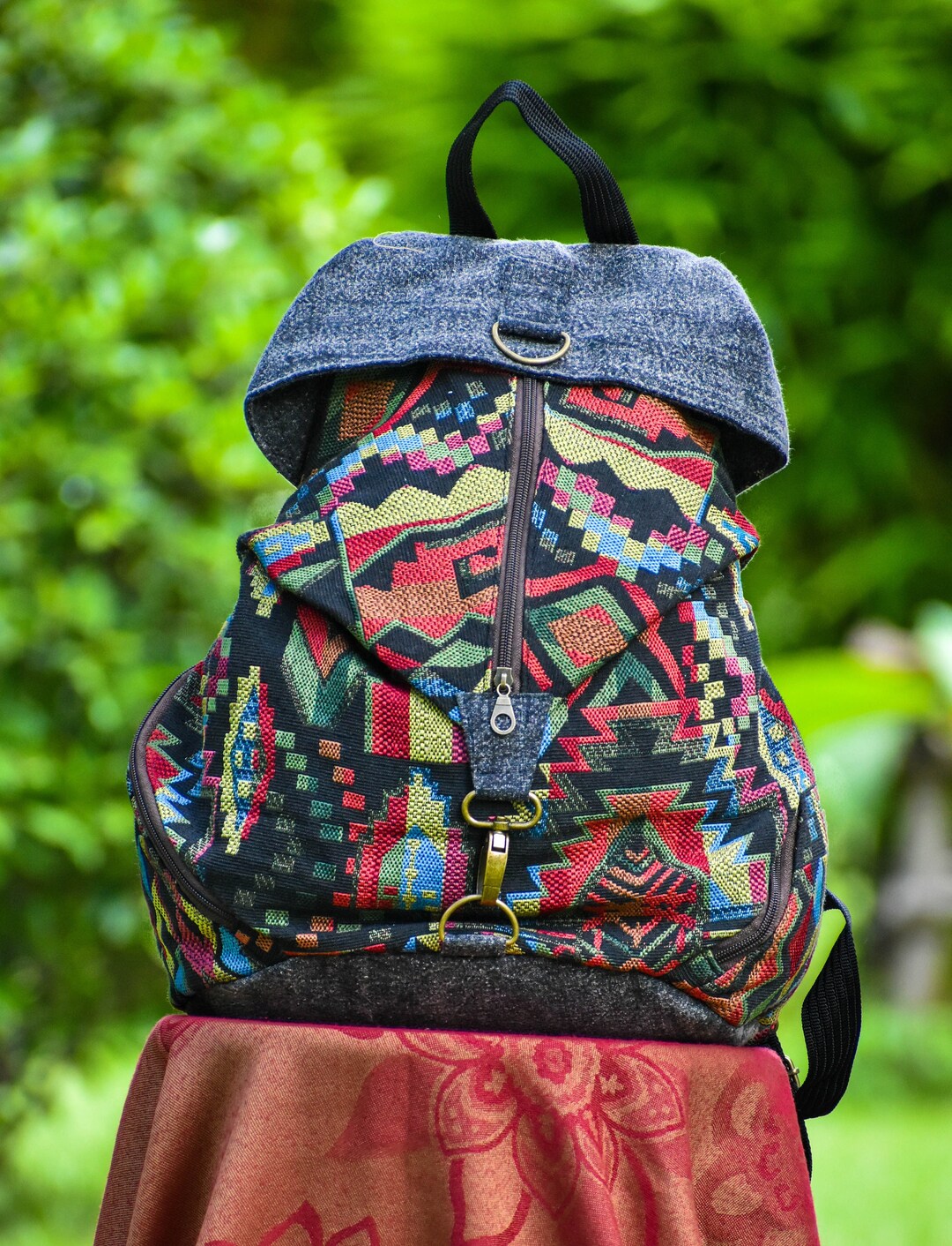 Ethnic Rucksack, Medium Backpack, School Backpack, Travel Rucksack ...