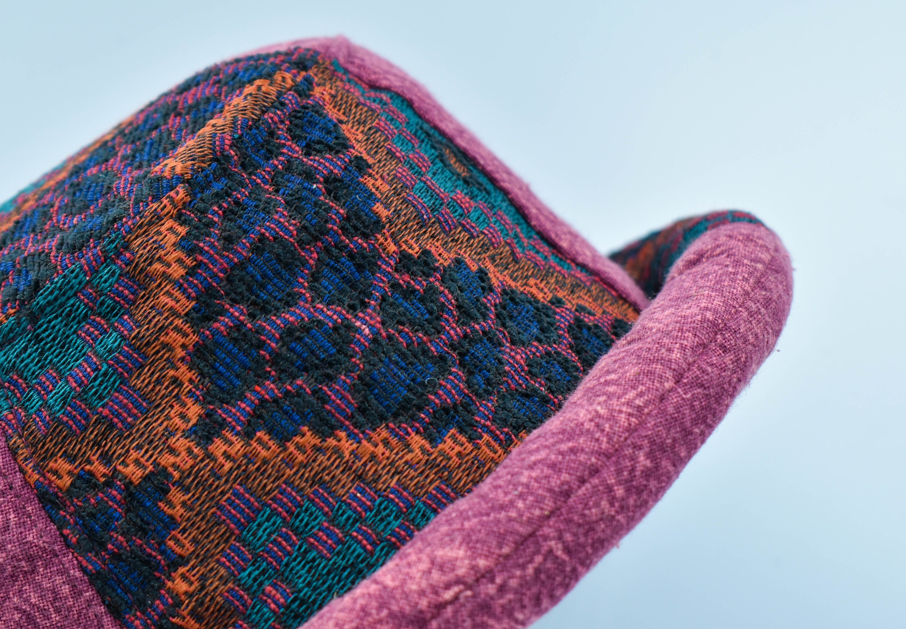 Stonewashed Hat Boho Tribal Bucket Hat Unique Fabric Hat - Etsy