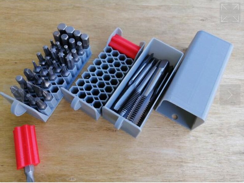 Hex Bit Storage Box for 1/4 Hex Bits - Etsy