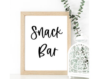 Snack Wedding Sign - Etsy