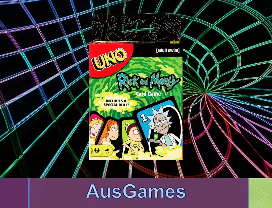 Rick and Morty UNO Card Game - Etsy Canada