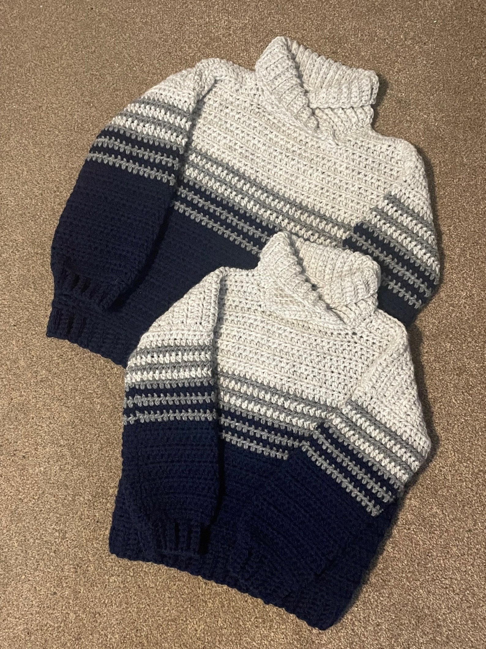 Fisherman Striped Jumper Crochet Pattern (CHILD Sizes) - Etsy