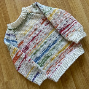 Baby/toddler Raglan Jumper Pattern - Circular Knitting Machine - Sentro ...