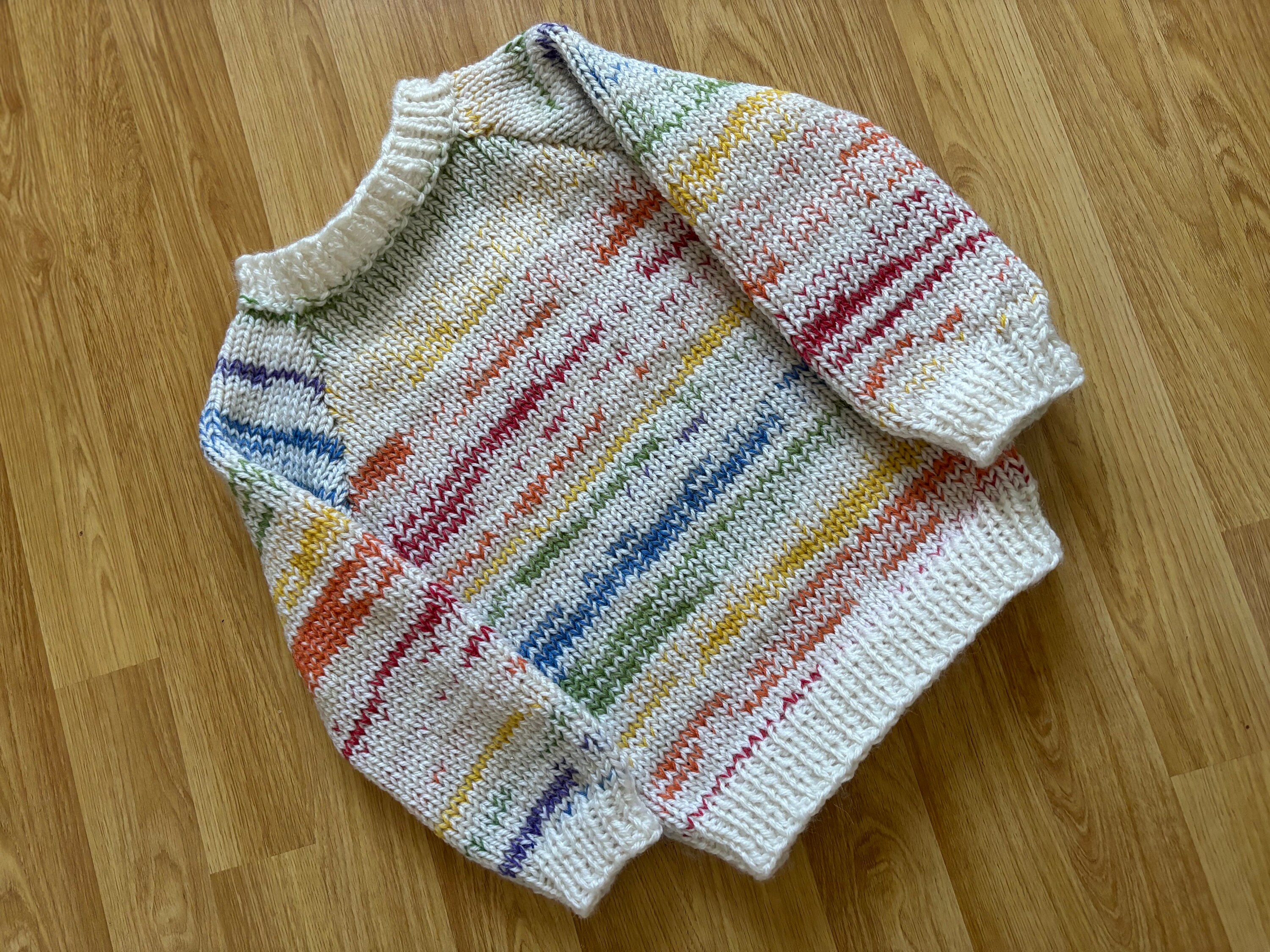 Baby/toddler Raglan Jumper Pattern - Circular Knitting Machine - Sentro ...