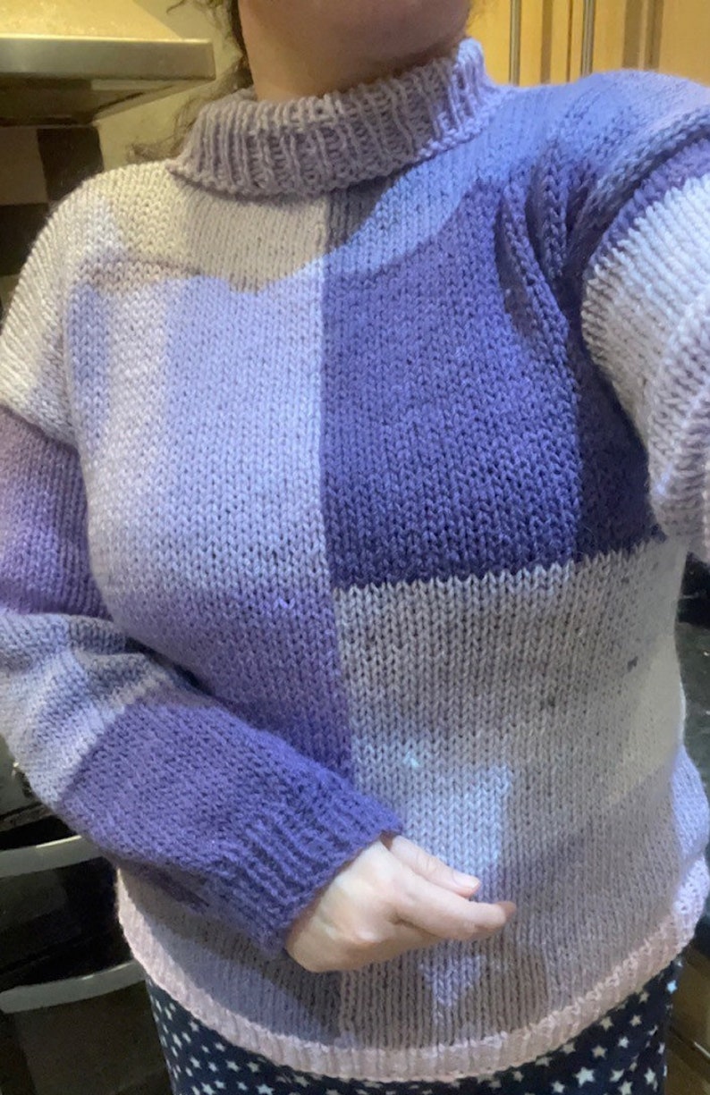 Turtleneck Women's Jumper Pattern - Circular Knitting Machine - Sentro ...