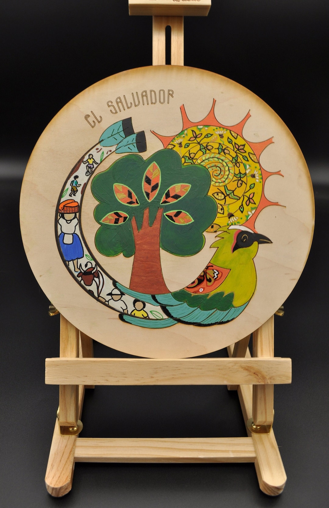 El Salvador Torogoz | Llort Inspired Art | Torogoz Llort Art | Torogoz ...