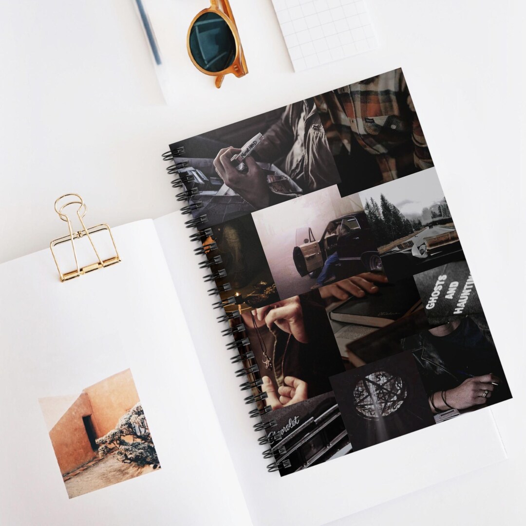Supernatural Spiral Journal Ruled Line Aesthetic Notebook Supernatural ...