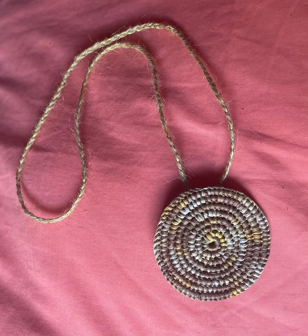 Woven Necklace Aboriginal Necklace - Etsy Australia
