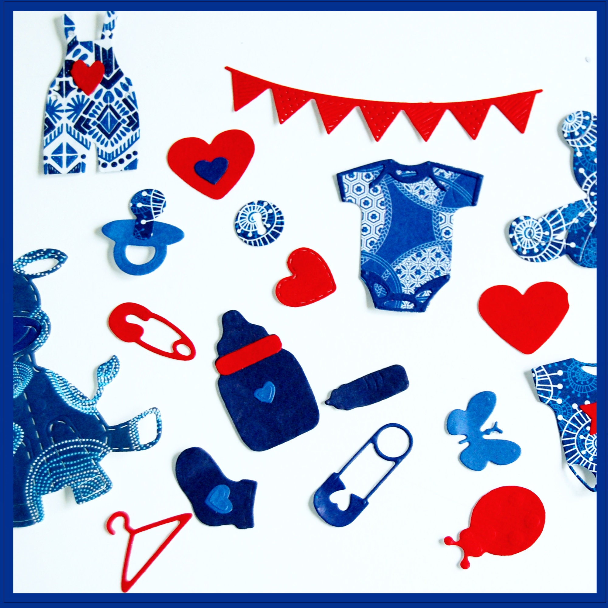 Baby Album Sticker Pack for Scrapbooking, Boy/girl, Large Bundle: 50 ...