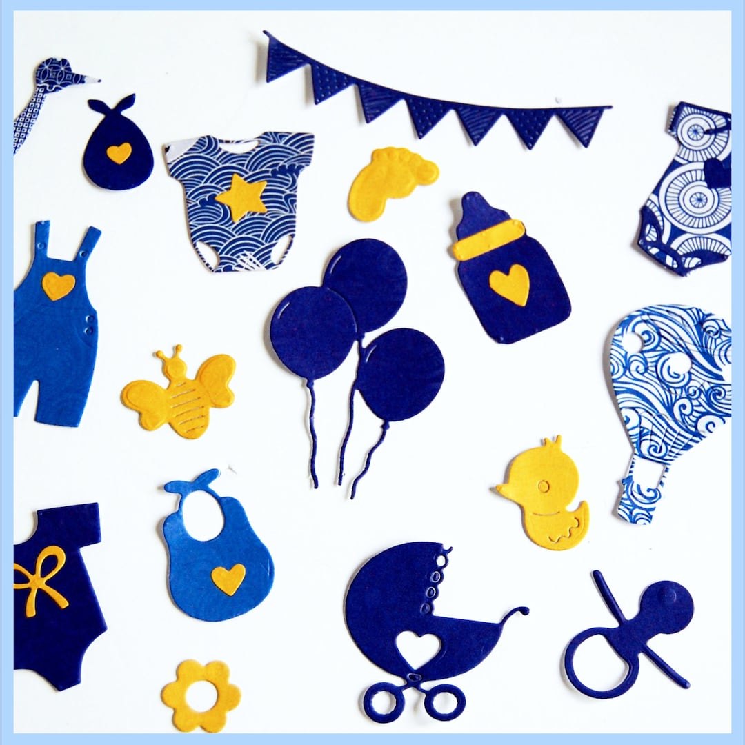 Baby Album Sticker Pack for Scrapbooking, Boy/girl, Large Bundle: 50 ...