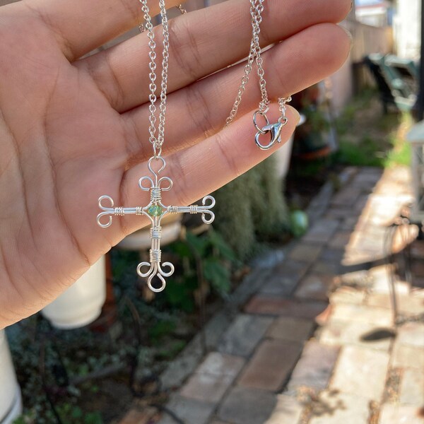 Wire Cross - Etsy