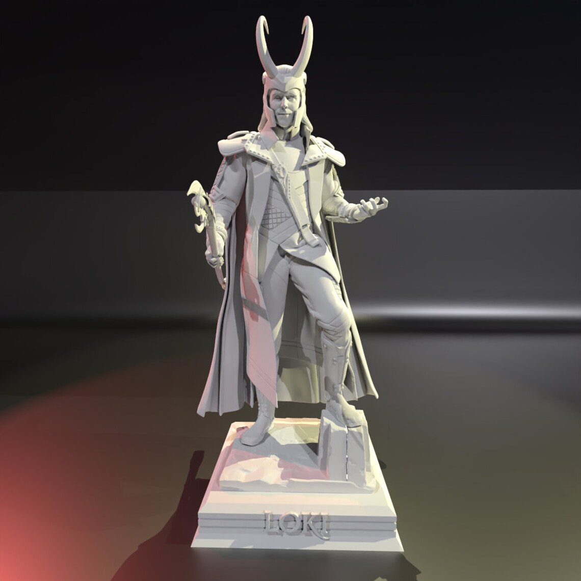 Custom Figure Marvel Loki Stl File 3D Print Figure Loki Crown | Etsy ...