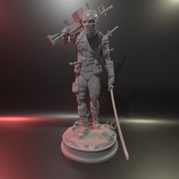 Deadpool 3d Printed STL File for 3D Printing3d Digital File | Etsy