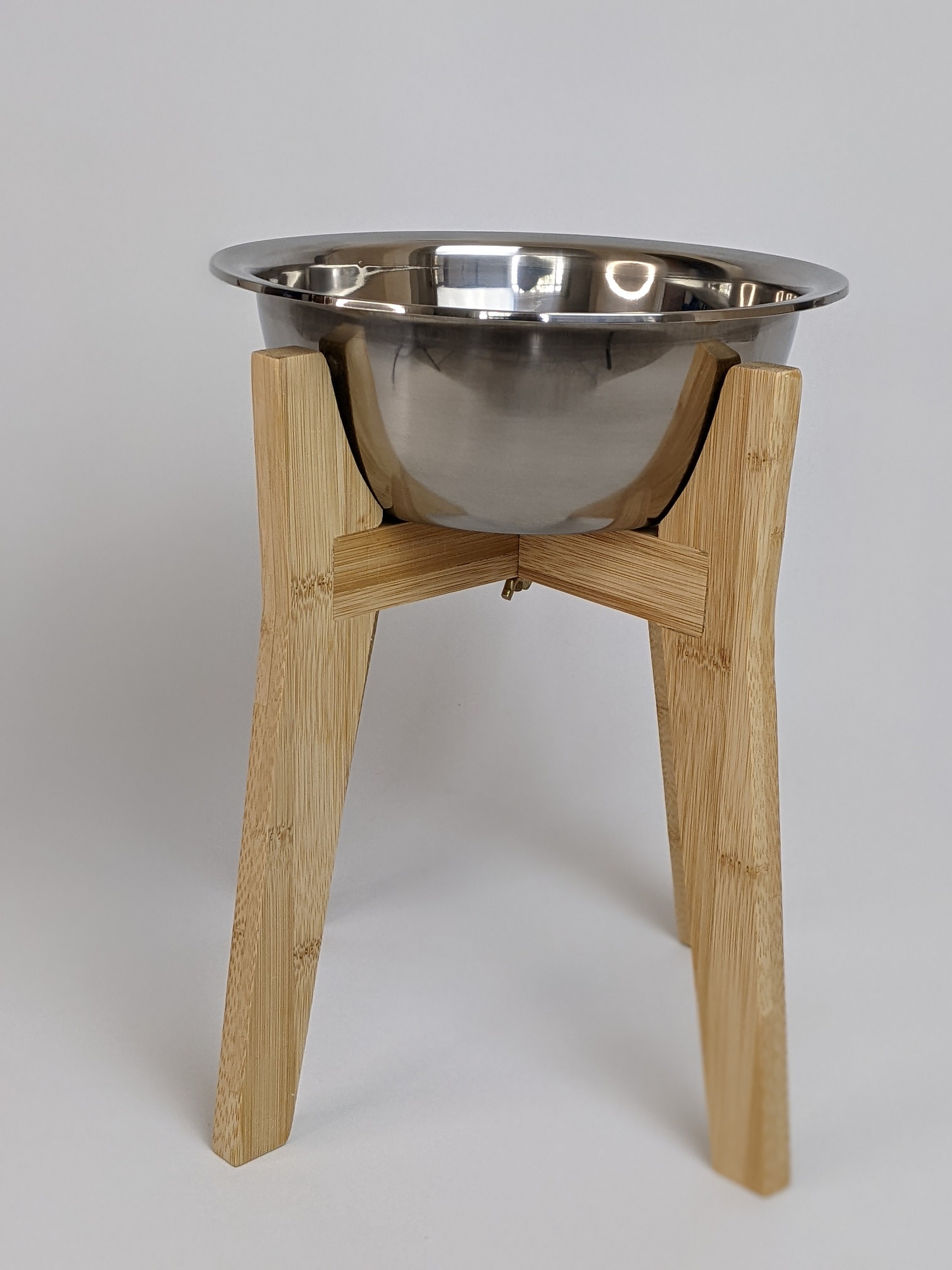 Mid Century Styled Medium Raised Feeder for Whippets and Other Dogs ...