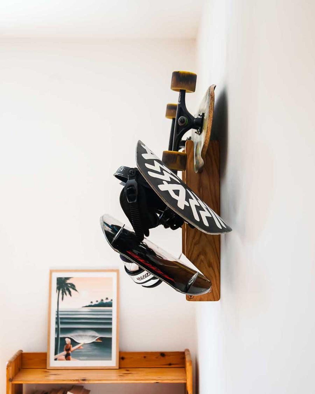 Triple Racks Skateboard Snowboard Kitesurf Wakeboard - Etsy
