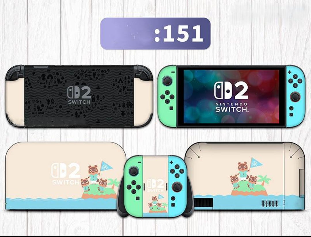 Nintendo Switch 2 S2 Console Joy-con Skin Sticker Cover Protector Multi ...