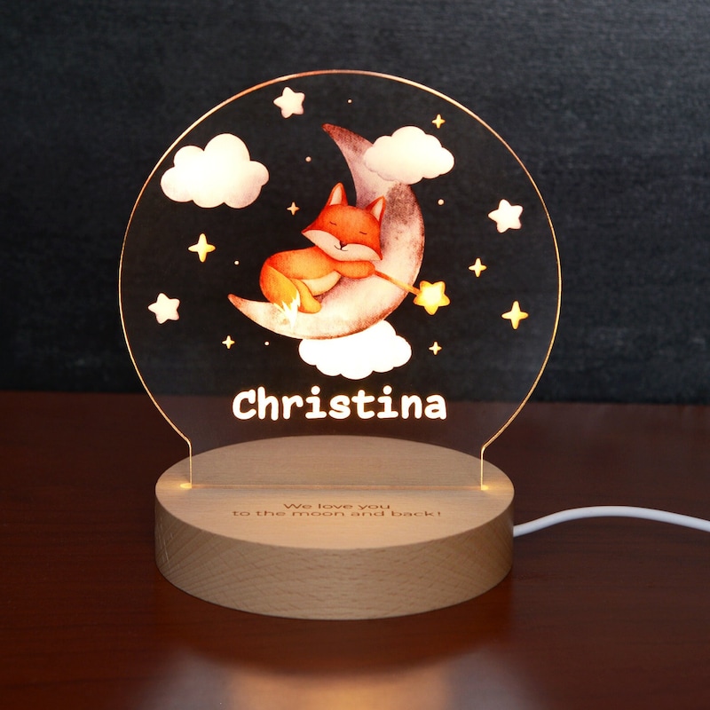 Night Light Fox - Etsy