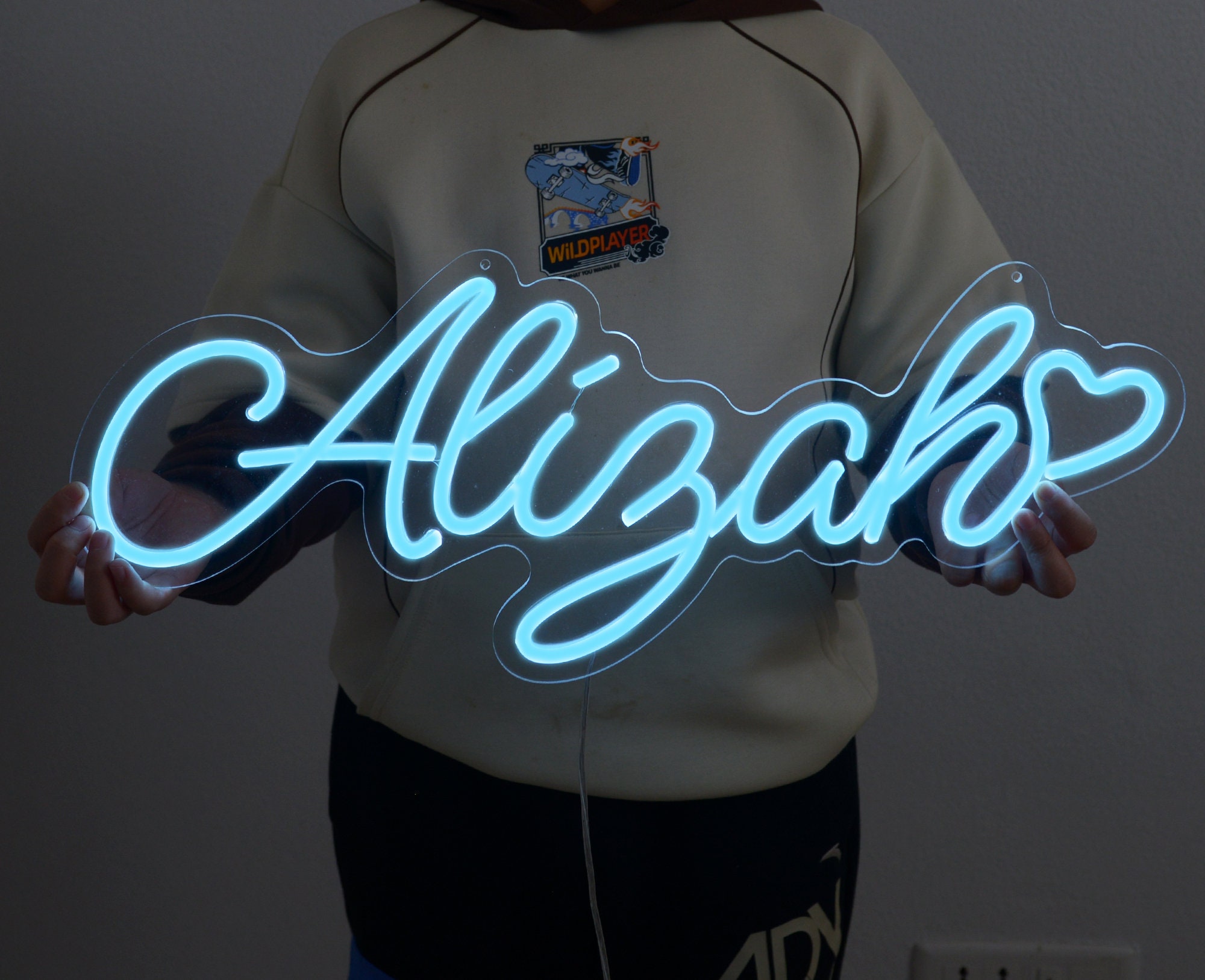 Personalized Neon Name Sign Custom Nursery Neon Sign Nursery Name Sign ...