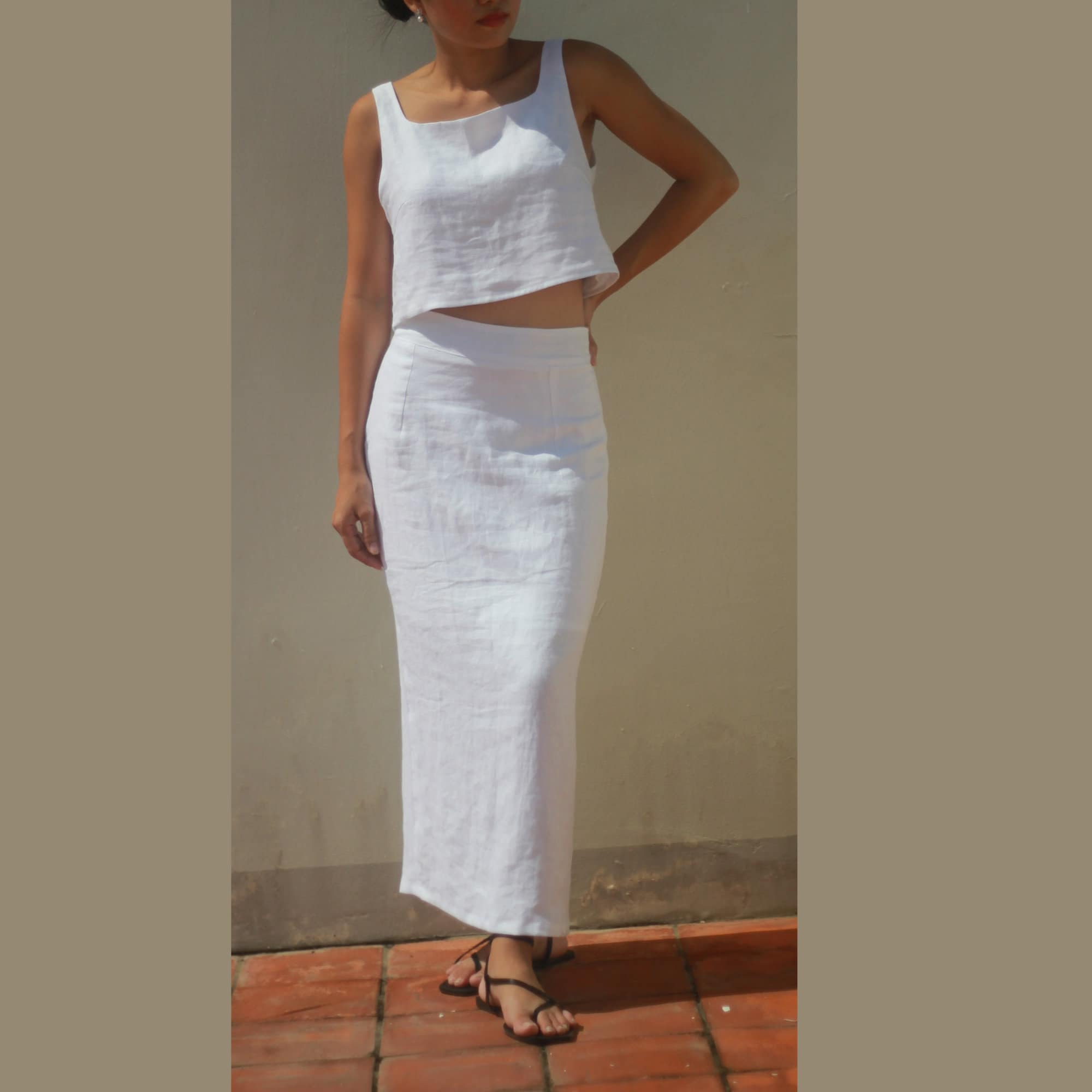 Demi Linen Skirt, Skirt Sewing Pattern, Skirt for Women PDF Pattern ...