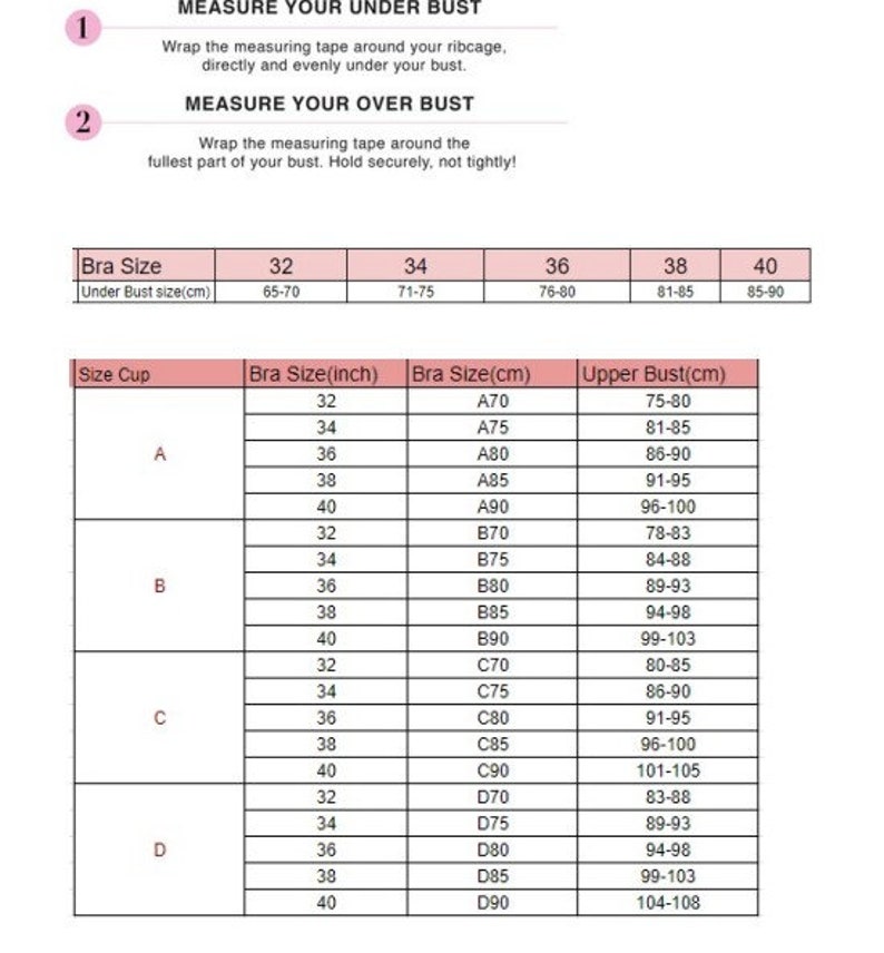 Bra Pattern Pdf, Lingerie Pattern, Pdf Instant Download Size 32A-D to ...