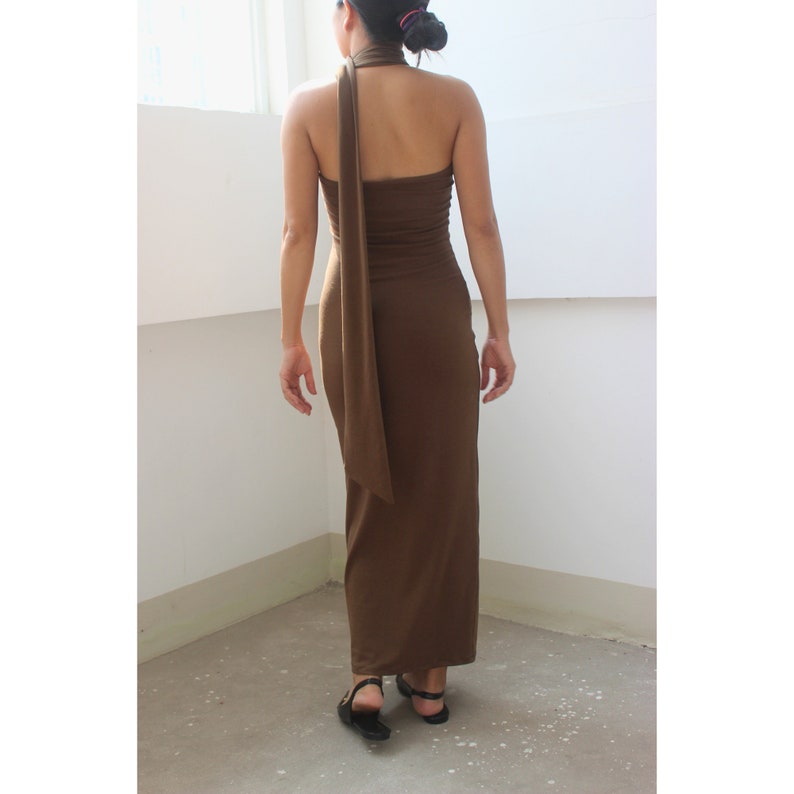 Amari Dress Sewing Pattern Scarf Halter Neck Dress PDF Easy Sewing PDF ...