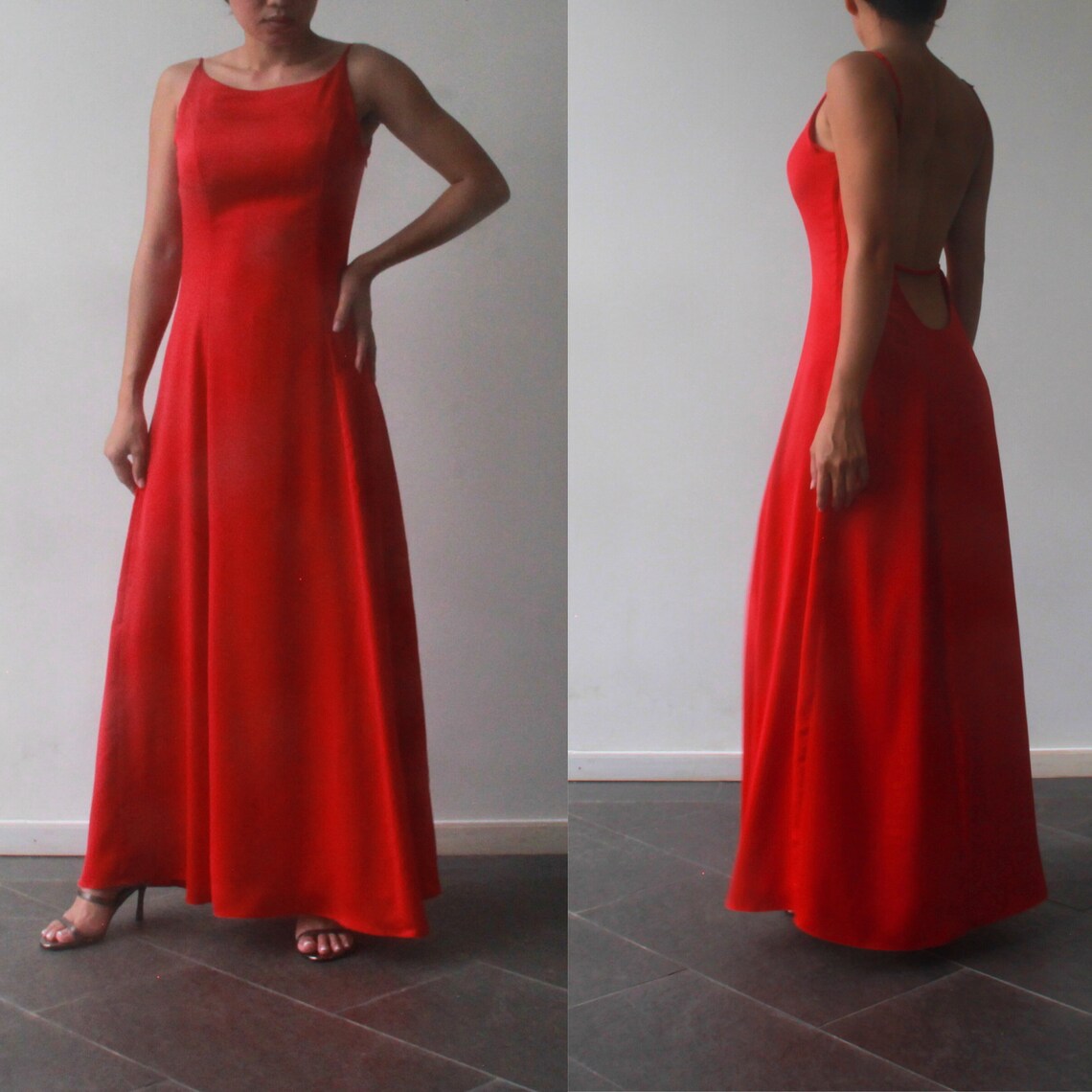 Bella Dress Silk Dress Pattern Dress Pdf With Tutorial Size - Etsy