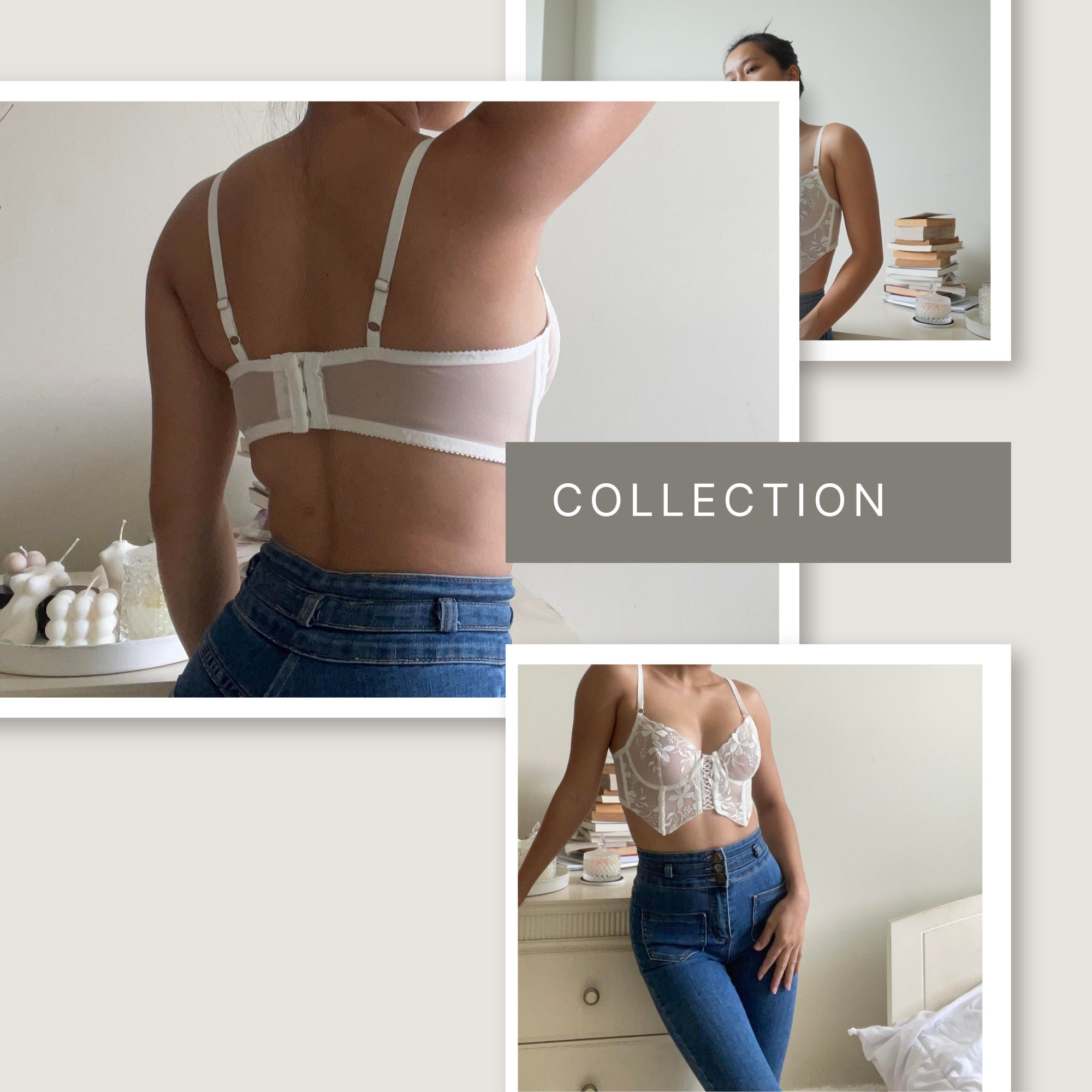 Patrón de sujetador Ellie patrón de lencería PDF costura de - Etsy México