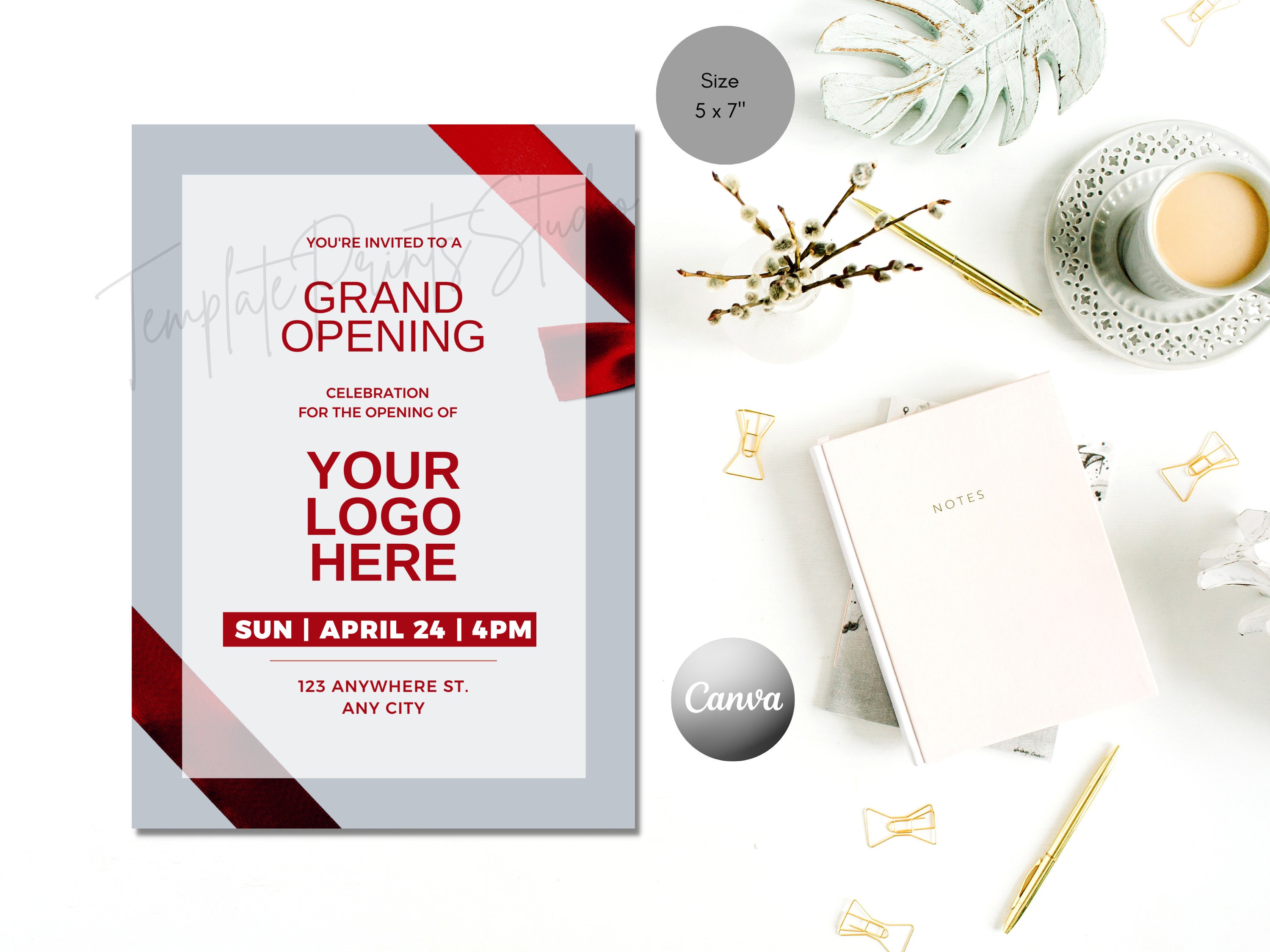 Grand Opening Invitation, Grand Opening Celebration, Office Opening ...