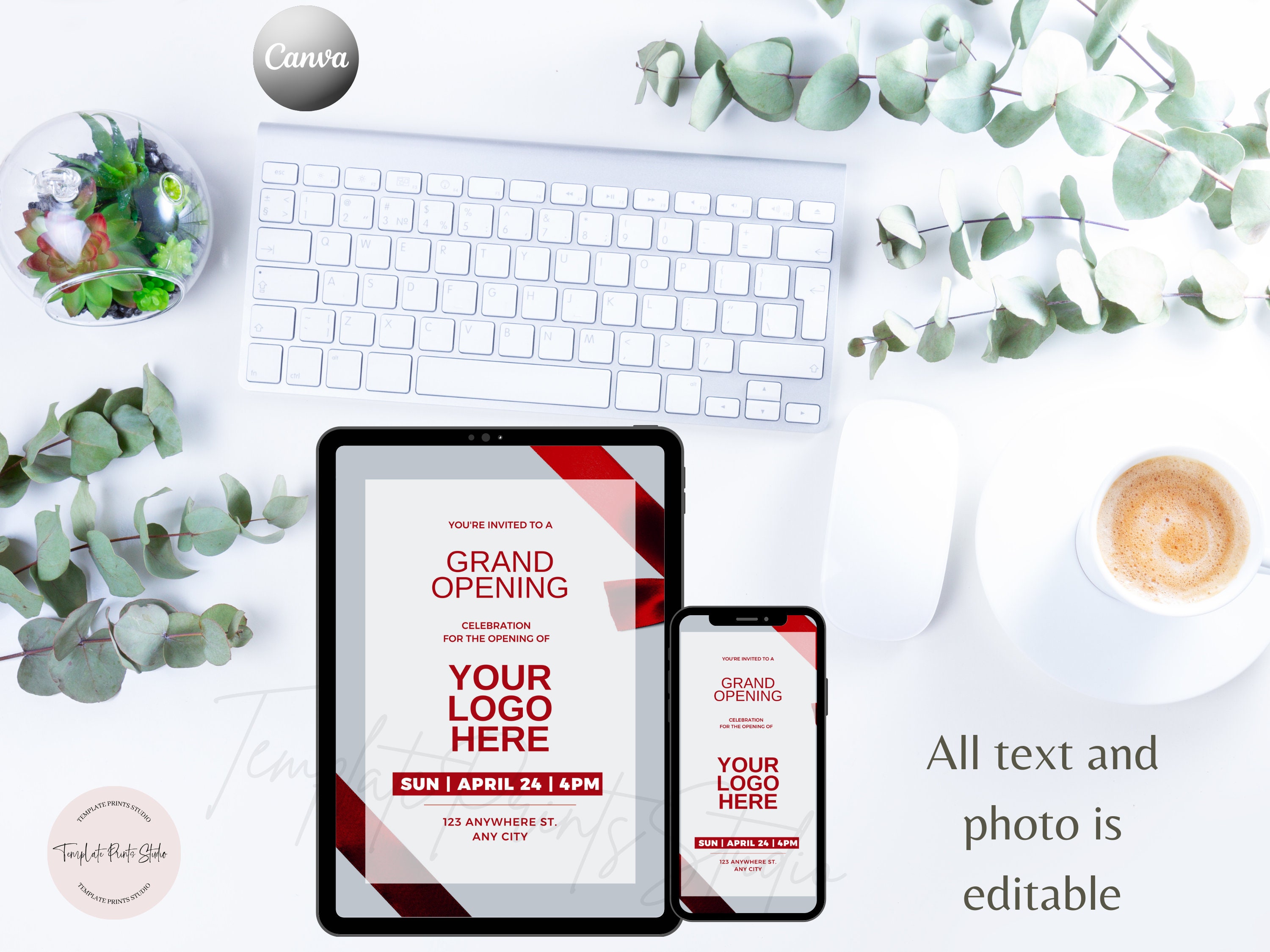 Grand Opening Invitation, Grand Opening Celebration, Office Opening ...