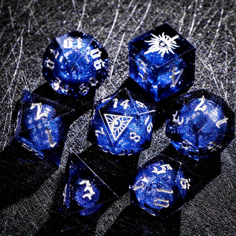 Dnd Dice Mystery Full Set - Etsy