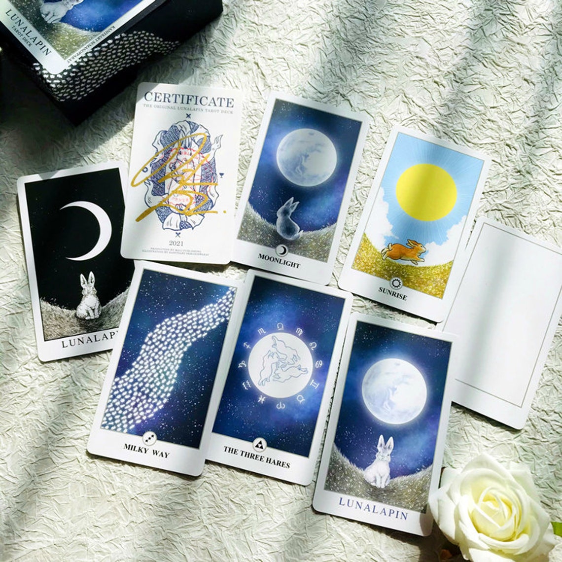 Lunalapin Tarotcute Rabbit Tarotthai Tarottarot Basic | Etsy
