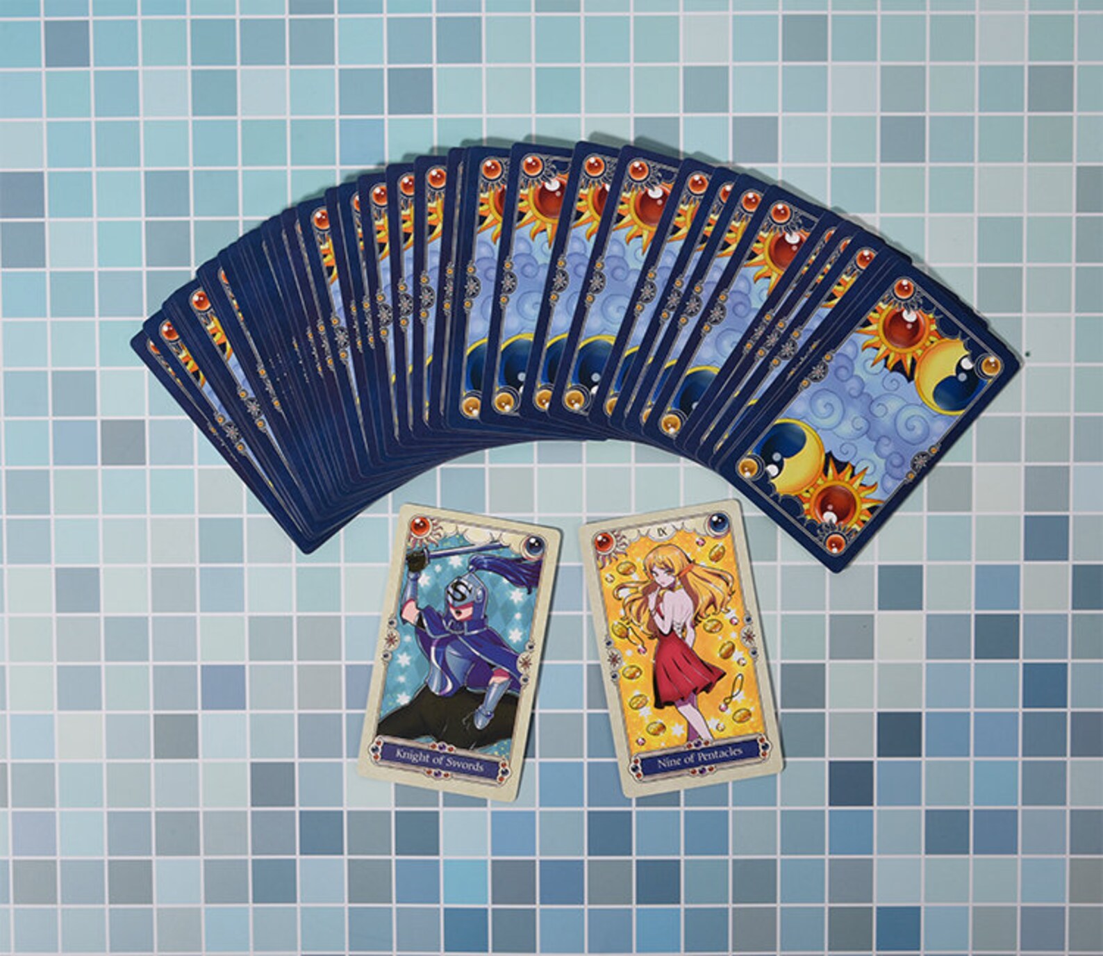 Japanese Anime Tarot Cardscute Tarot Cards Beginner Tarot - Etsy