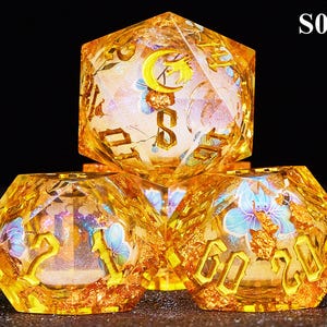 Cute Bee Liquid Core Dnd Dice Set for Role Playing Games, Galaxy ...