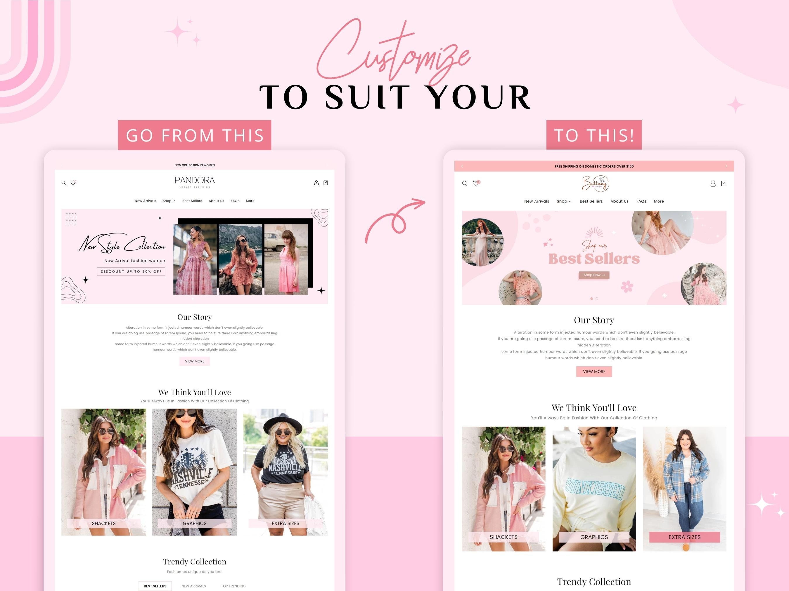 Minimal Clean Shopify Fashion Theme Shopify Clothing Shopify Themes for ...