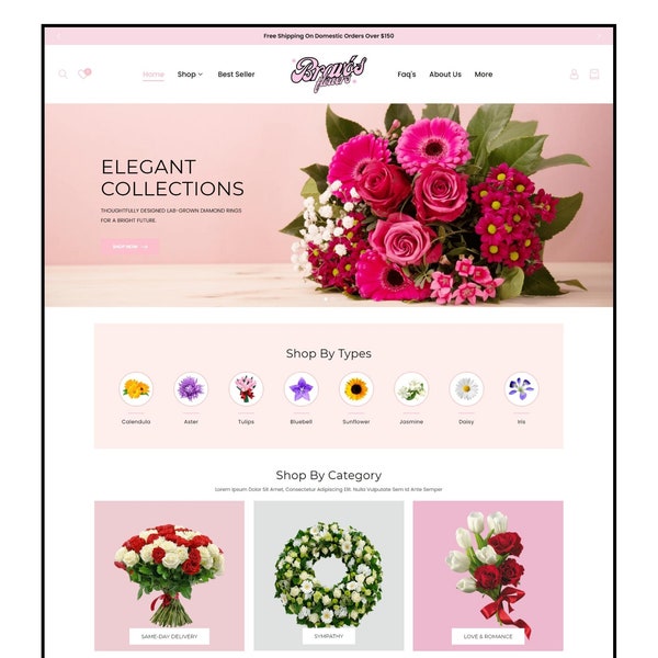 Shopify Website Templates - Etsy