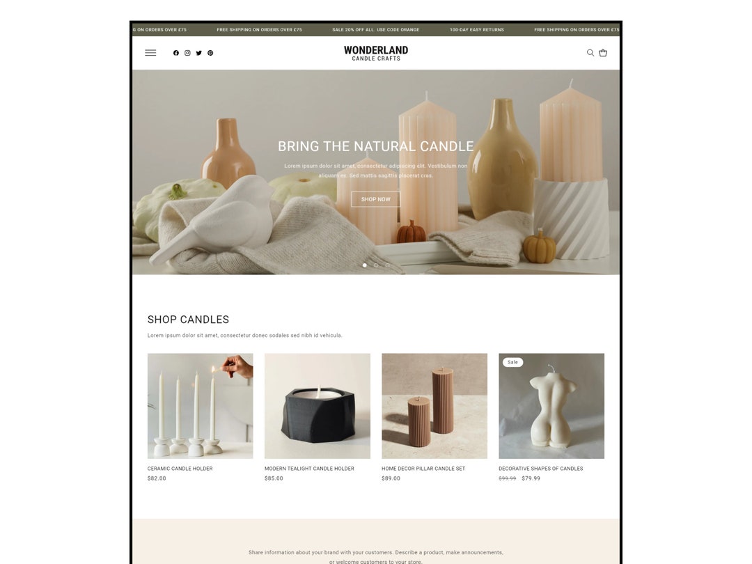 Candle Shopify Candles Theme Shopify Candle Website Candles Website ...