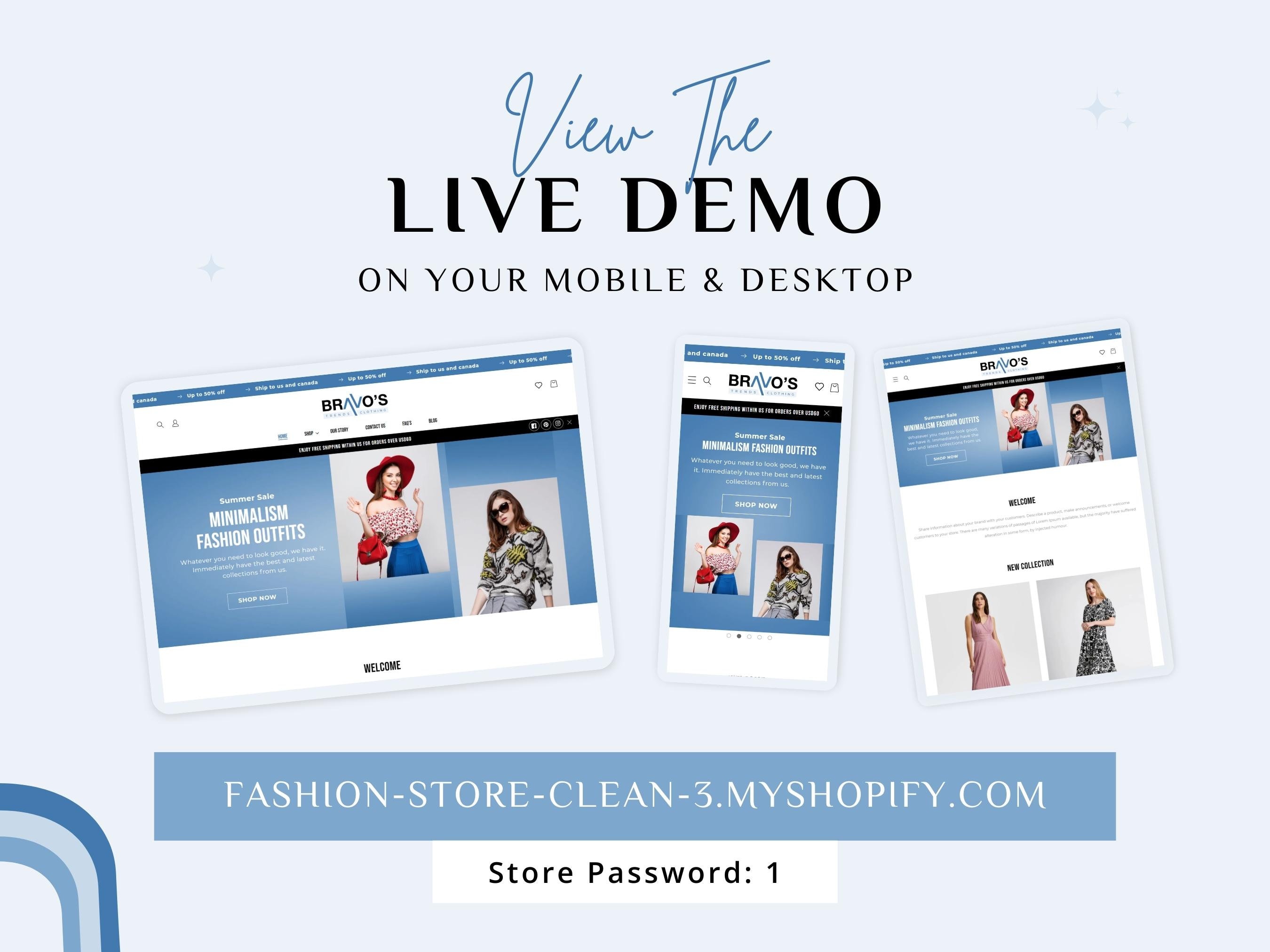 Shopify Women Clothing Shopify Minimal Theme Clean Shopify Theme ...