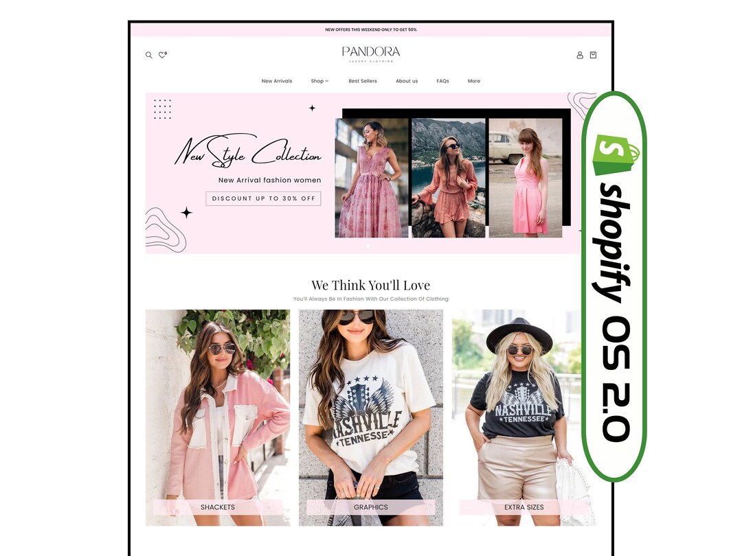 Minimal Clean Shopify Fashion Theme Shopify Clothing Shopify Themes for ...