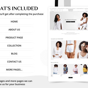 Inspirational Women Clothing Shopify 2.0 Multi Purpose Template Shopify ...