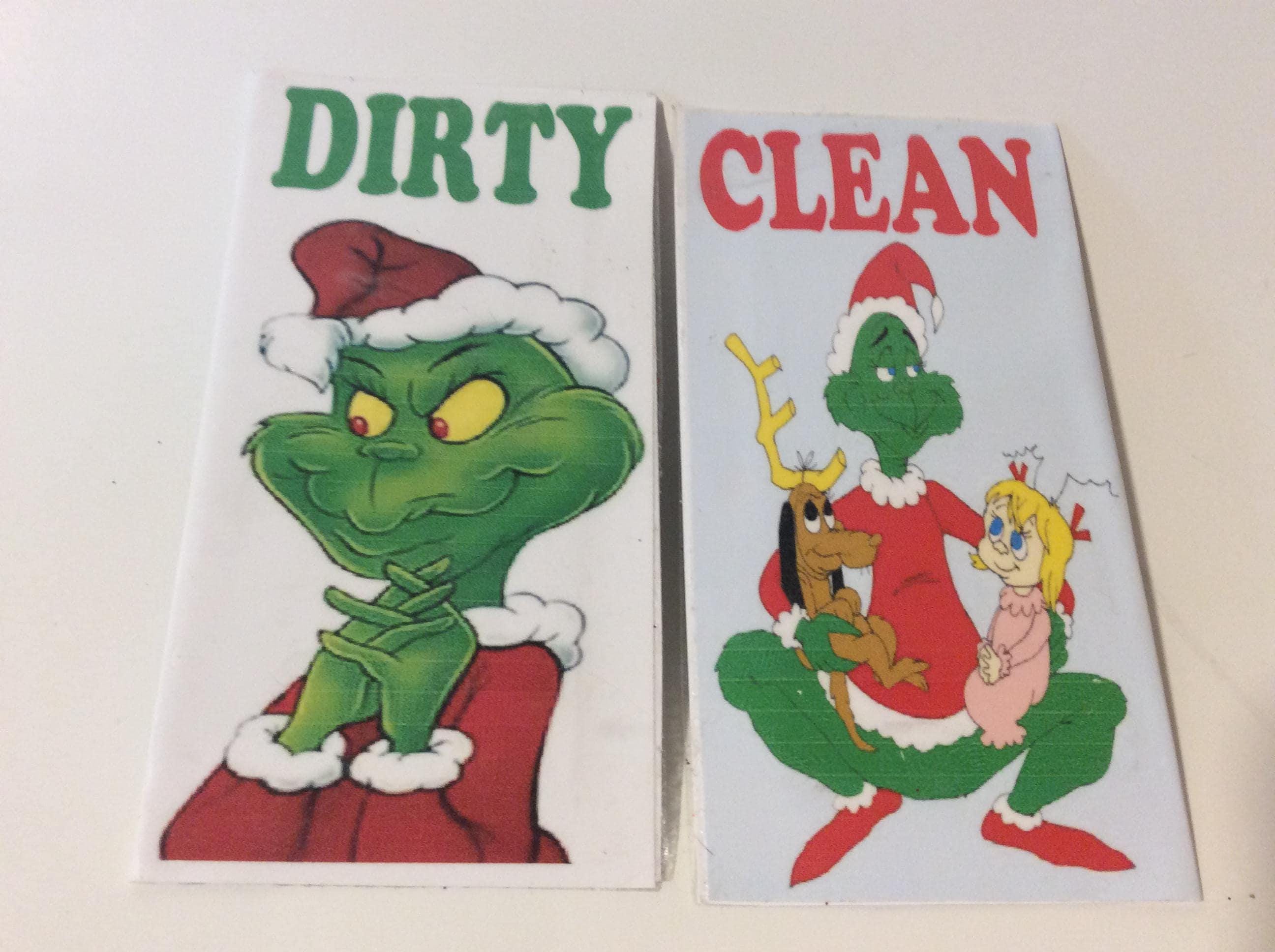 Grinch Decor , Custom Magnet, Custom Magnets, Dishwasher Magnet, Grinch ...
