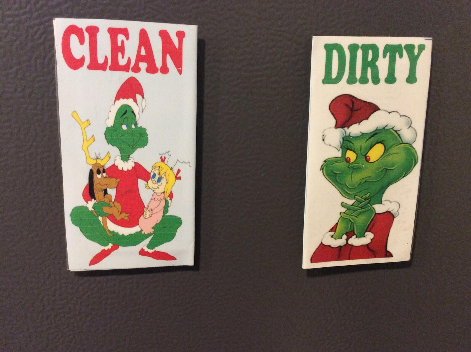 Grinch Decor , Custom Magnet, Custom Magnets, Dishwasher Magnet, Grinch ...