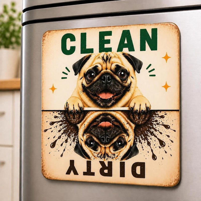 Funny Clean/dirty Magnet - Etsy