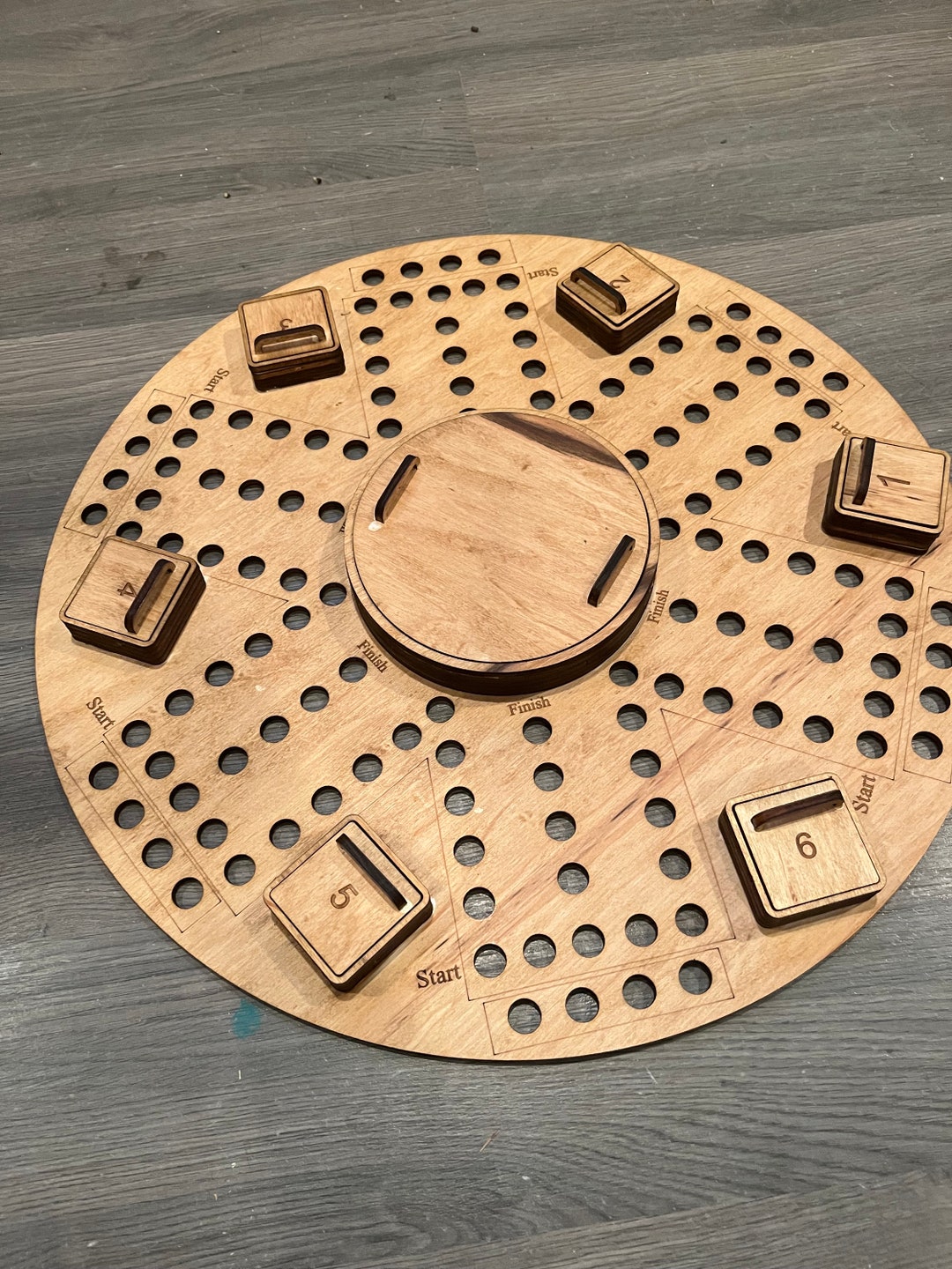 Tock/aggravation Game 6 Player With Storage With Personalization - Etsy ...