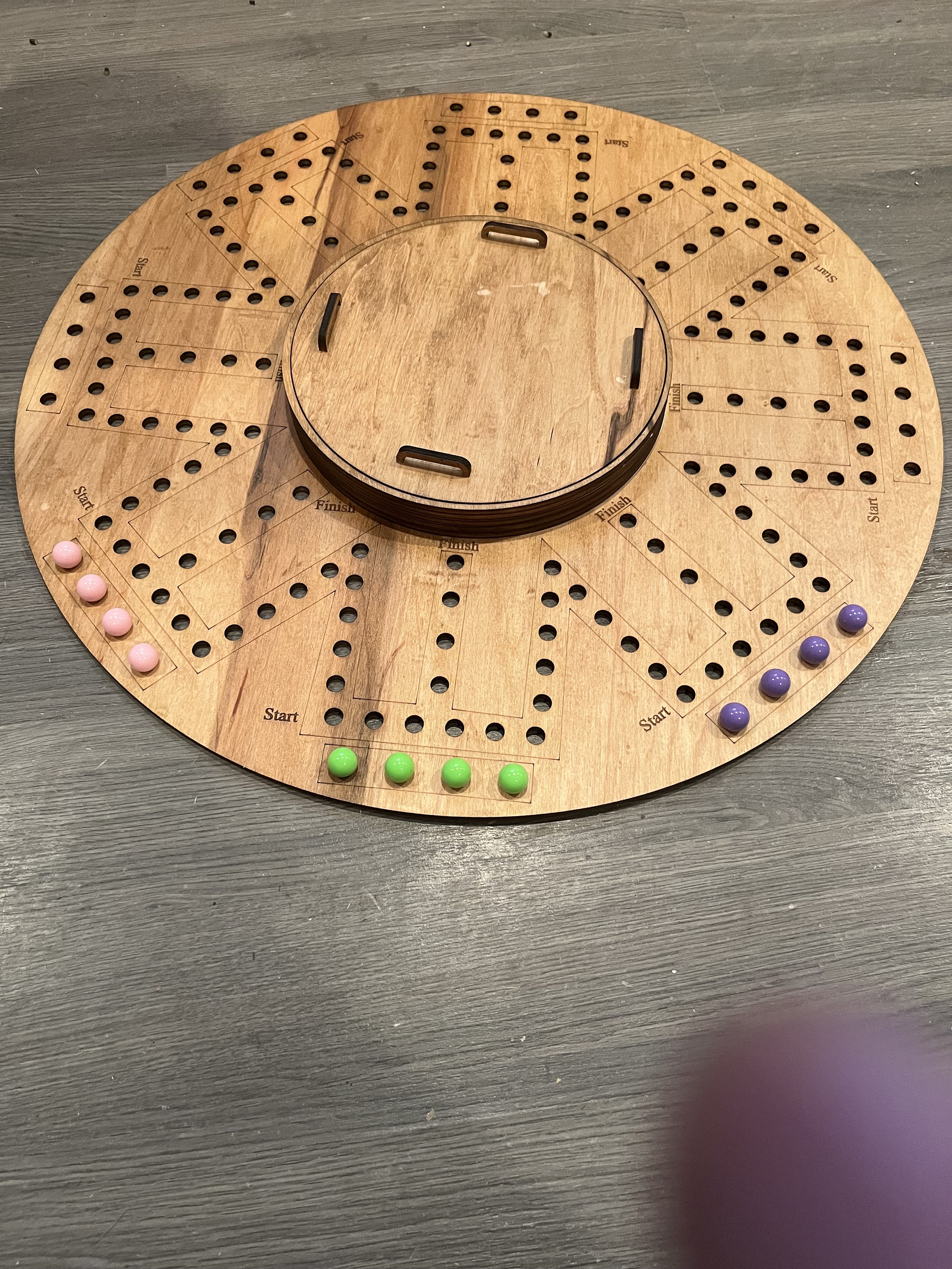 Tock/aggravation Game 8 Player With Storage With Personalization - Etsy