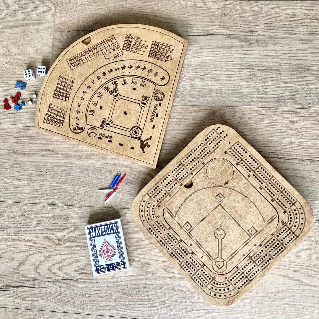 Cribbage, Dice Baseball Combo - Etsy